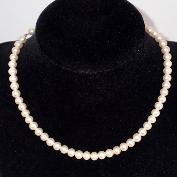 Marvella | Jewelry | Marvella Choker String Of Faux Vintage Pearls 5 ...